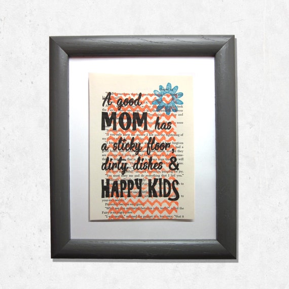 Mom Madre Mama Mother Mum Saying A Good Mom Has a Sticky - Etsy