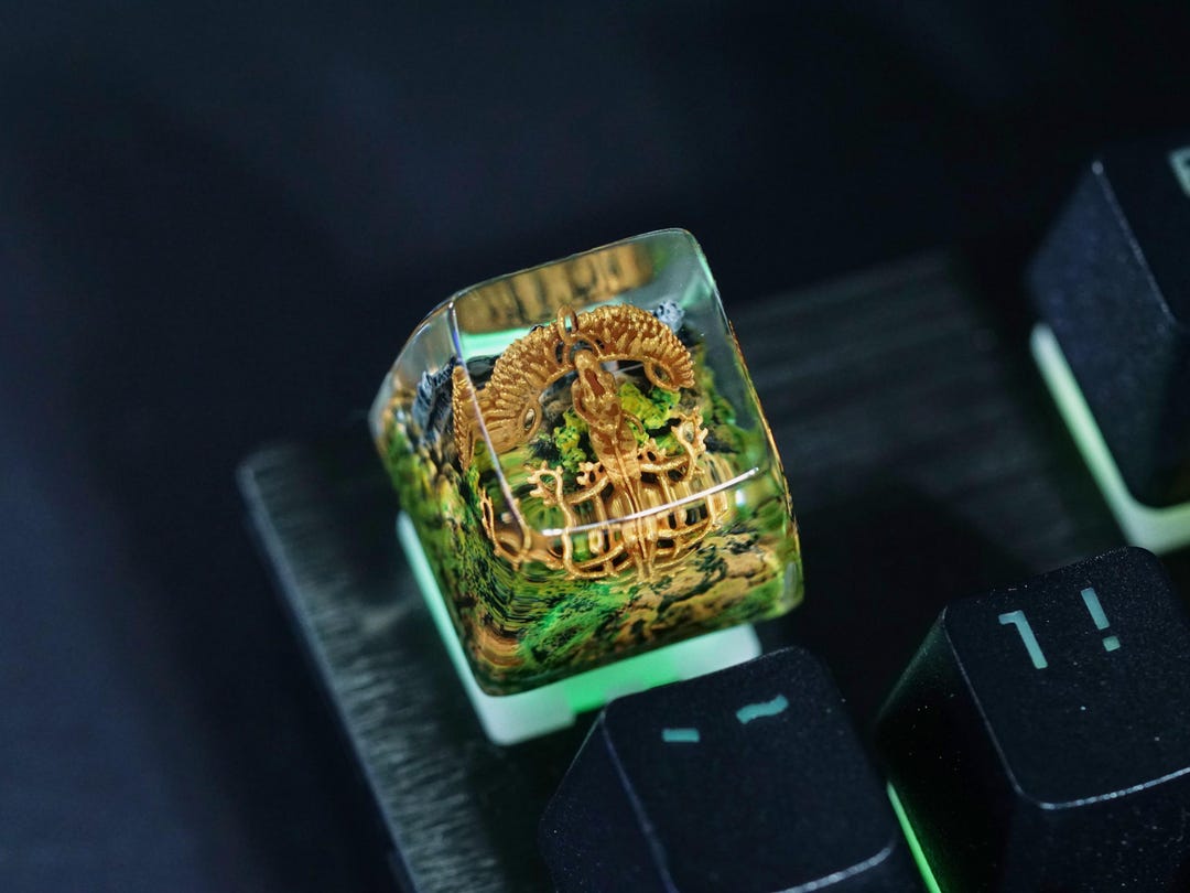 Elden Ring Green Erdtree's Favor Keycap, Custom Gaming Keycap for ...