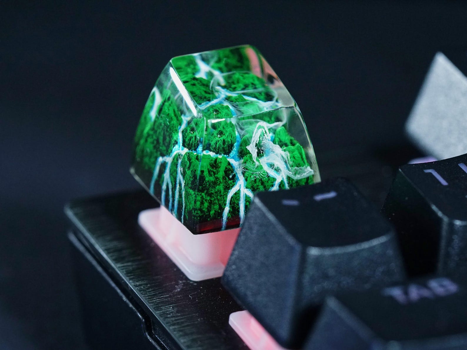 Mystery Forest Keycap Set, Artisan Landscape Keycap, Custom Resin ...