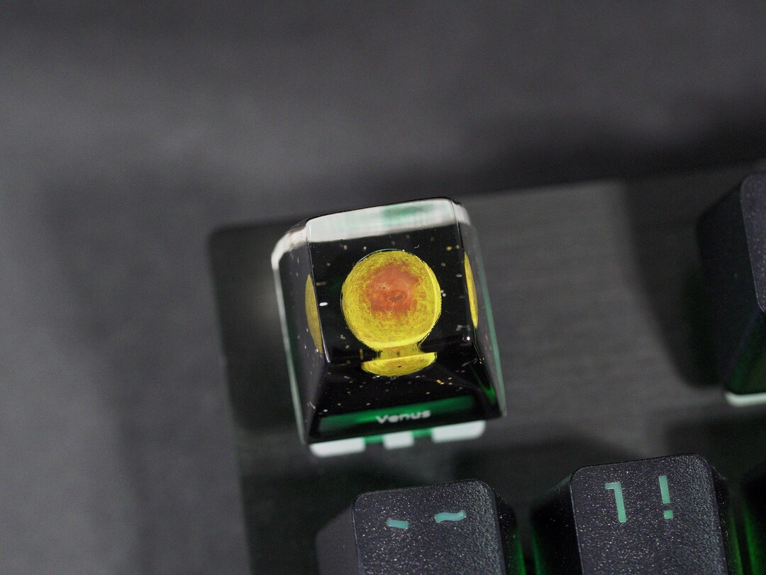 Venus Planet Artisan Keycap Set, Handmade Solar System-themed Keycaps ...