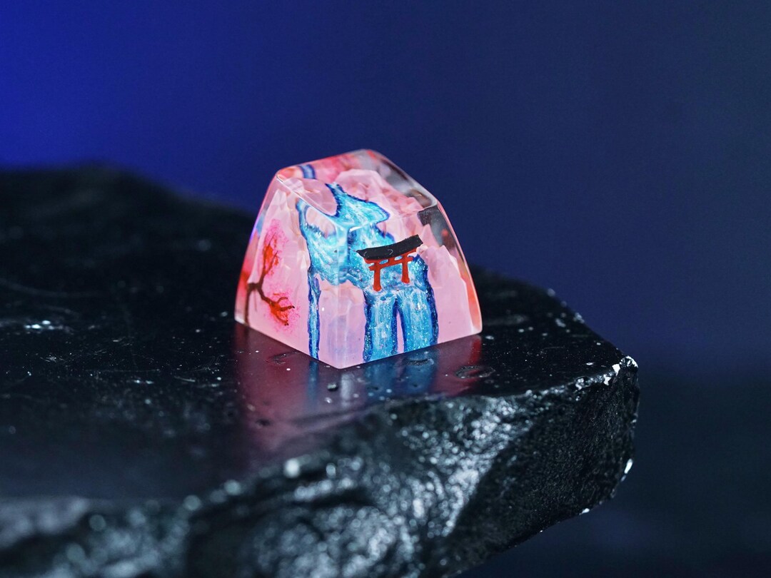 Japanese Torii Gate Keycap, Sakura Artisan Keycap, Anime Keycap for ...