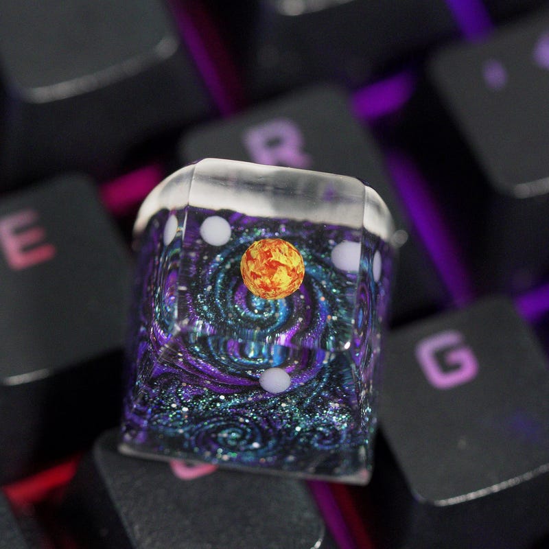 Universe Resin Keycap - Etsy