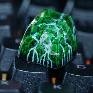 Mystery Forest Keycap Set, Artisan Landscape Keycap, Custom Resin ...