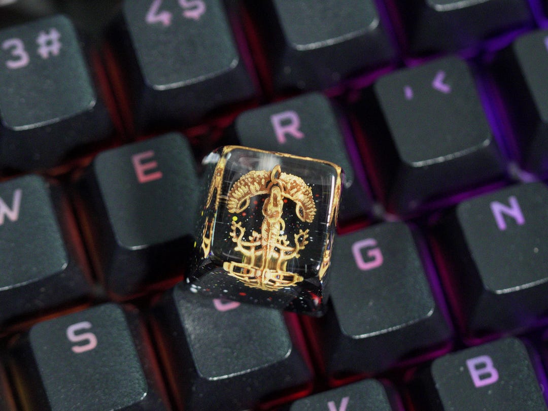 Elden Ring Black Erdtree's Favor Keycap, Custom Gaming Keycap for ...