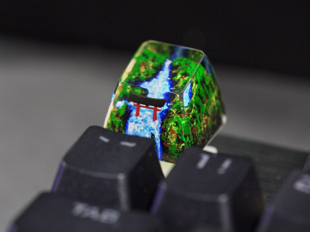 Japanese Torii Gate Keycap, Autumn Artisan Keycap, Anime Keycap for ...