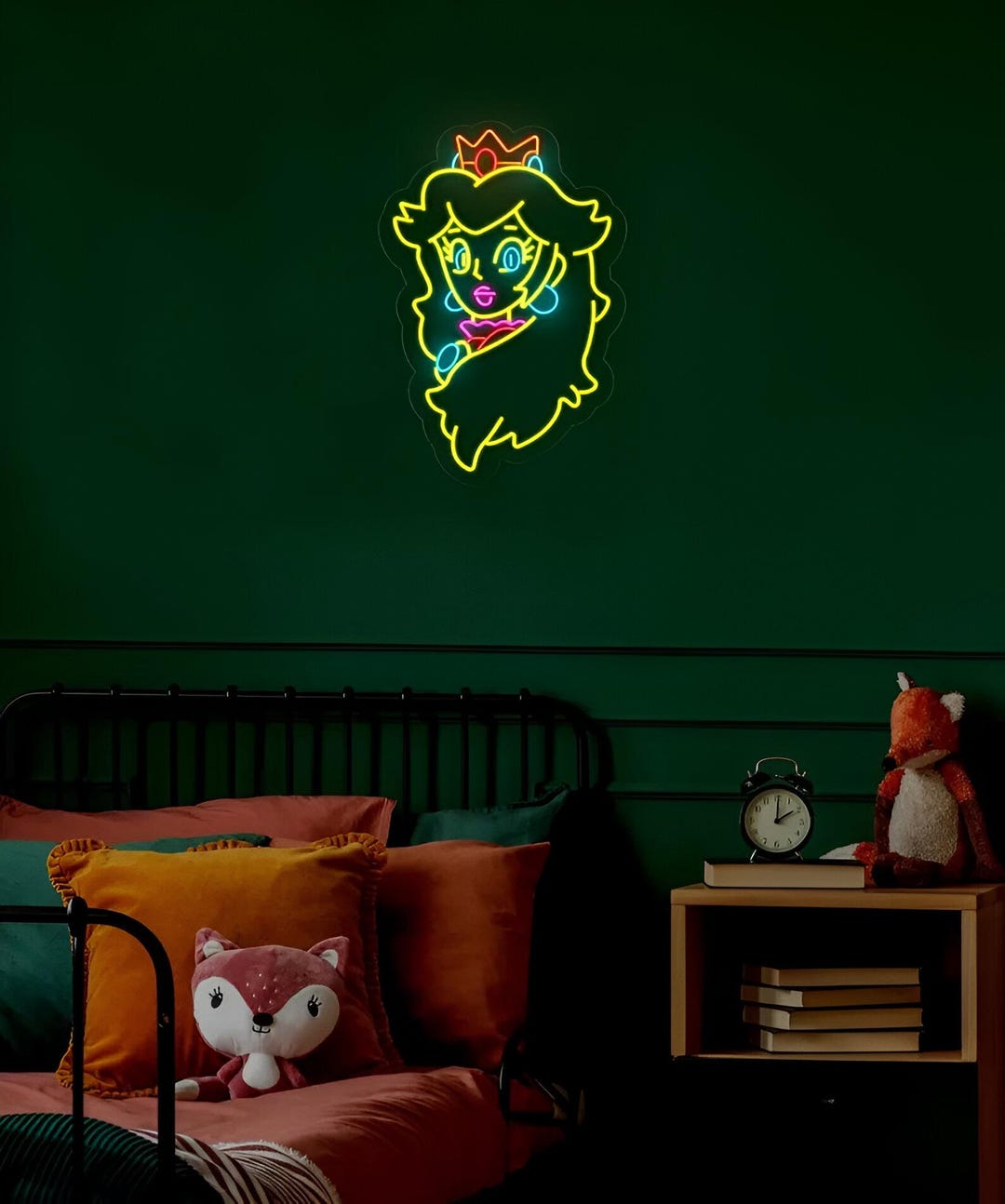 Princess Peach Led Neon Sign for Wall Art | Led Sign | Gaming Neon Sign ...