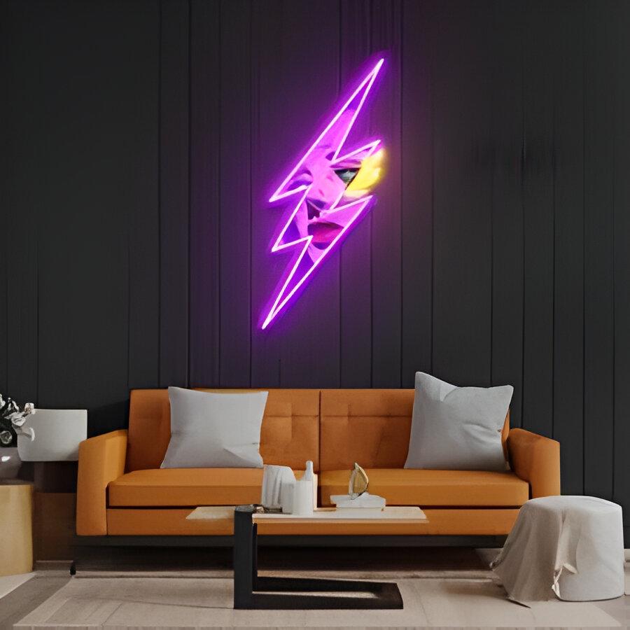Thunder Girl Neon Sign | Led Neon Sign | Neon Light Sign | Girl Neon ...