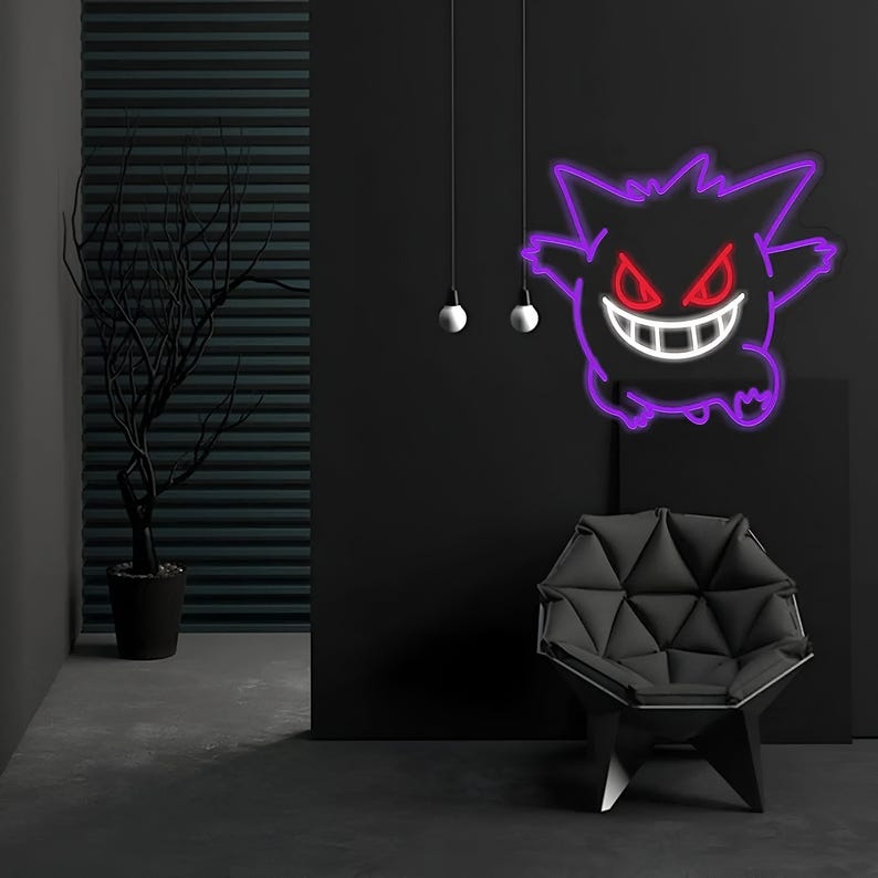 Anime Character Neon Sign for Wall Decor | Cartoon Neon Sign | Custom ...