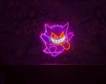 Anime Character Neon Sign for Wall Decor | Cartoon Neon Sign | Custom ...