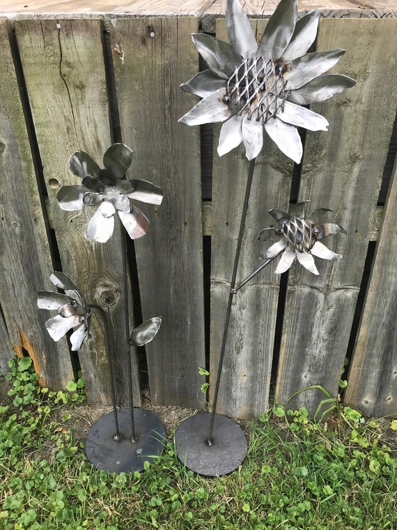 Metal Garden Sculptures | Etsy