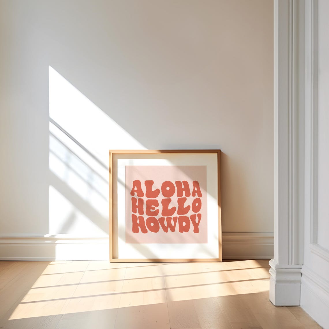 Aloha, Hello, Howdy Printable Wall Art, Digital Wallart, Hawaii Cowgirl ...