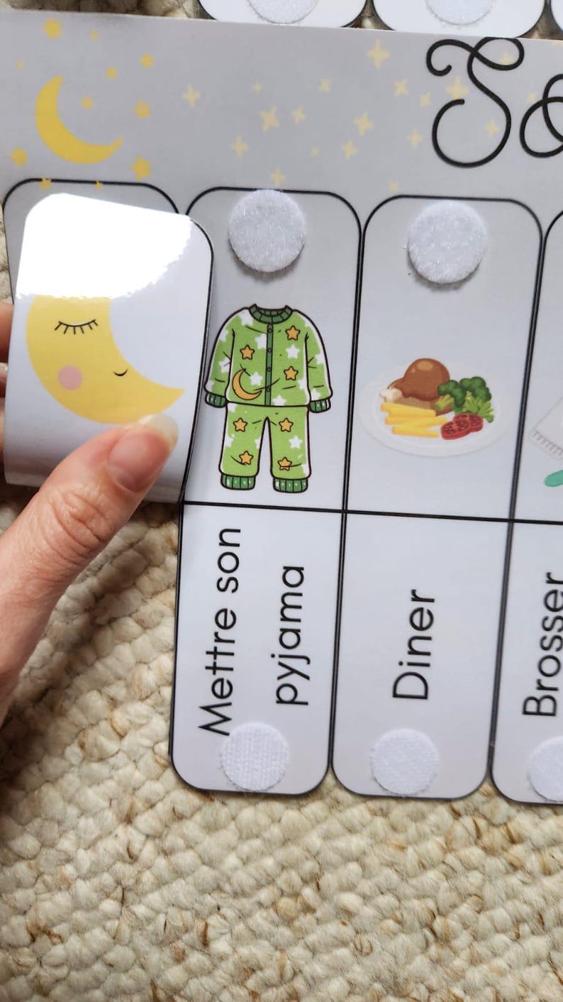 Routinier enfants à imprimer – Organisation du quotidien – Produit ...