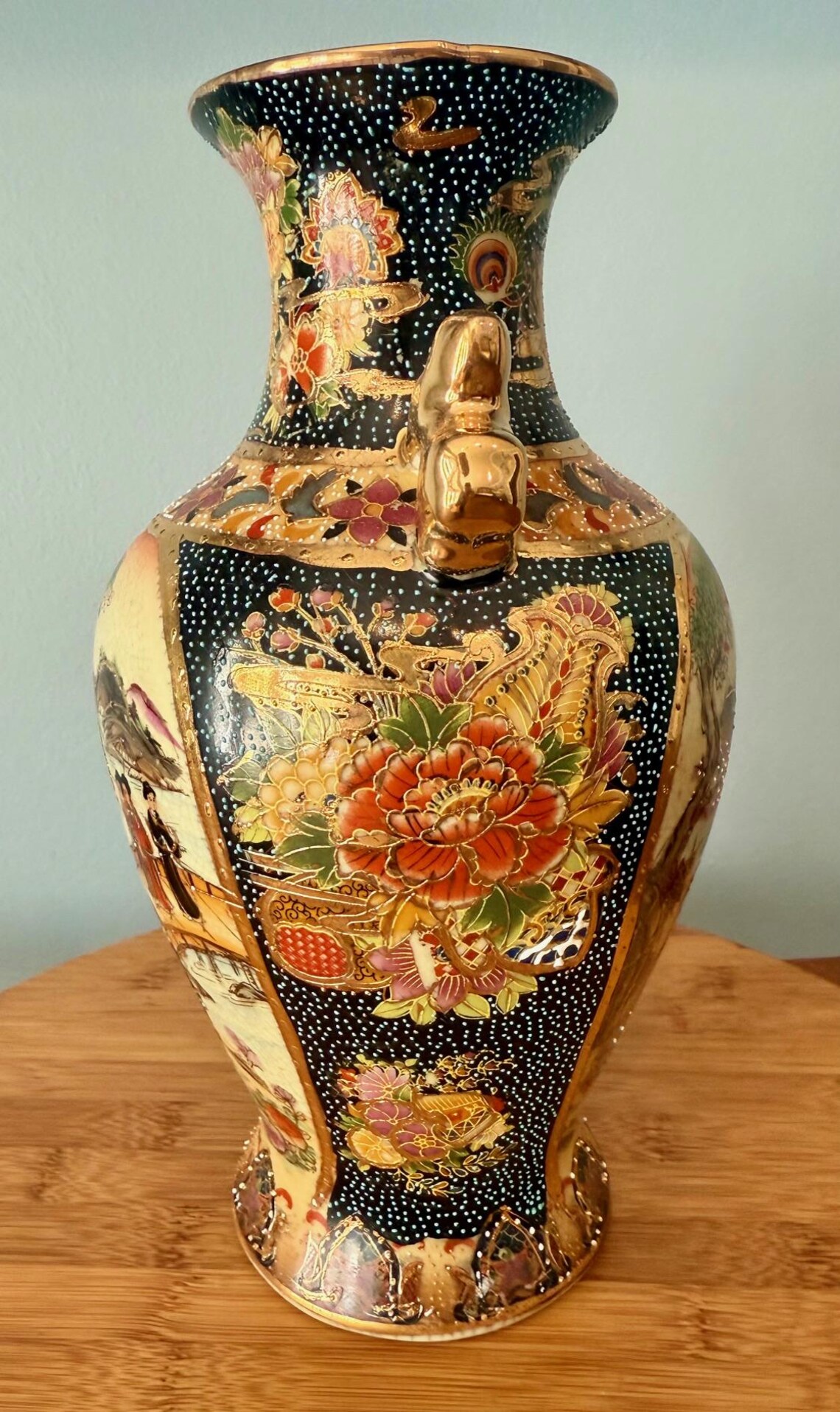 Vintage Royal Satsuma Vase | Hand-painted Japanese Geisha Scene | 10 ...