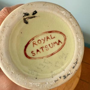 Vintage Royal Satsuma Vase | Hand-painted Japanese Geisha Scene | 10 ...