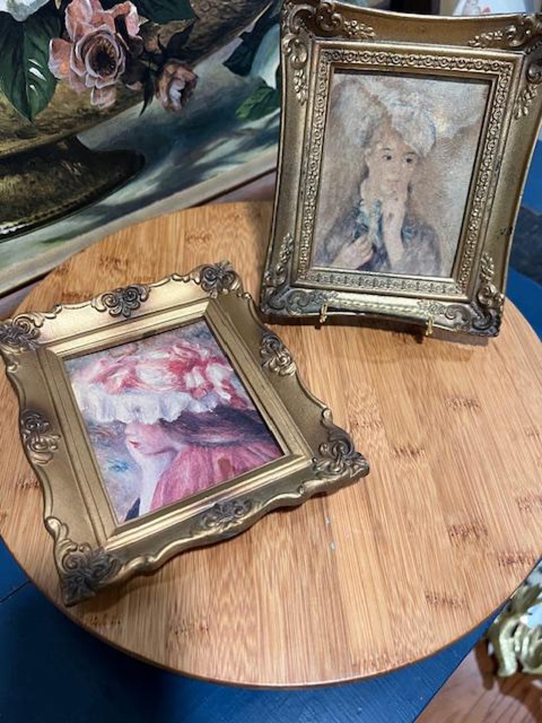 Pierre-auguste Renoir Framed Art Print "young Girl With Red Hat" and ...