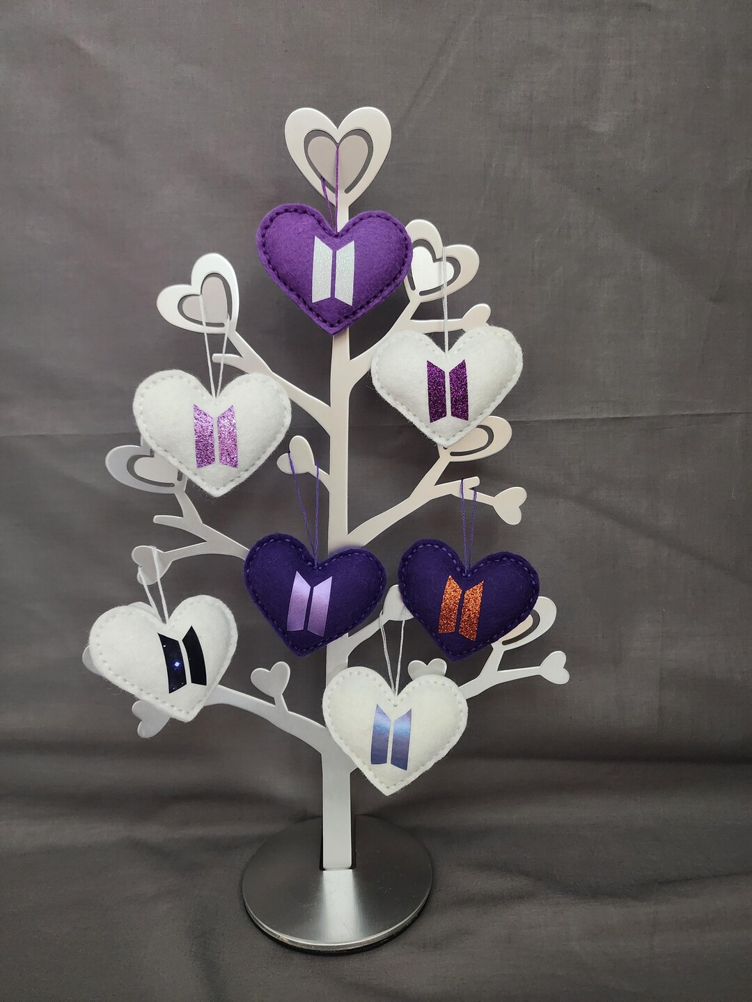 BTS/ARMY Logo Heart Ornament - Etsy
