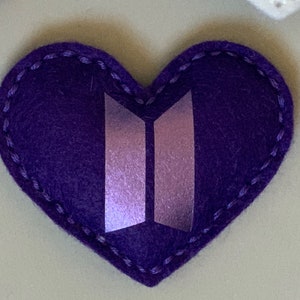 BTS/ARMY Logo Heart Ornament - Etsy