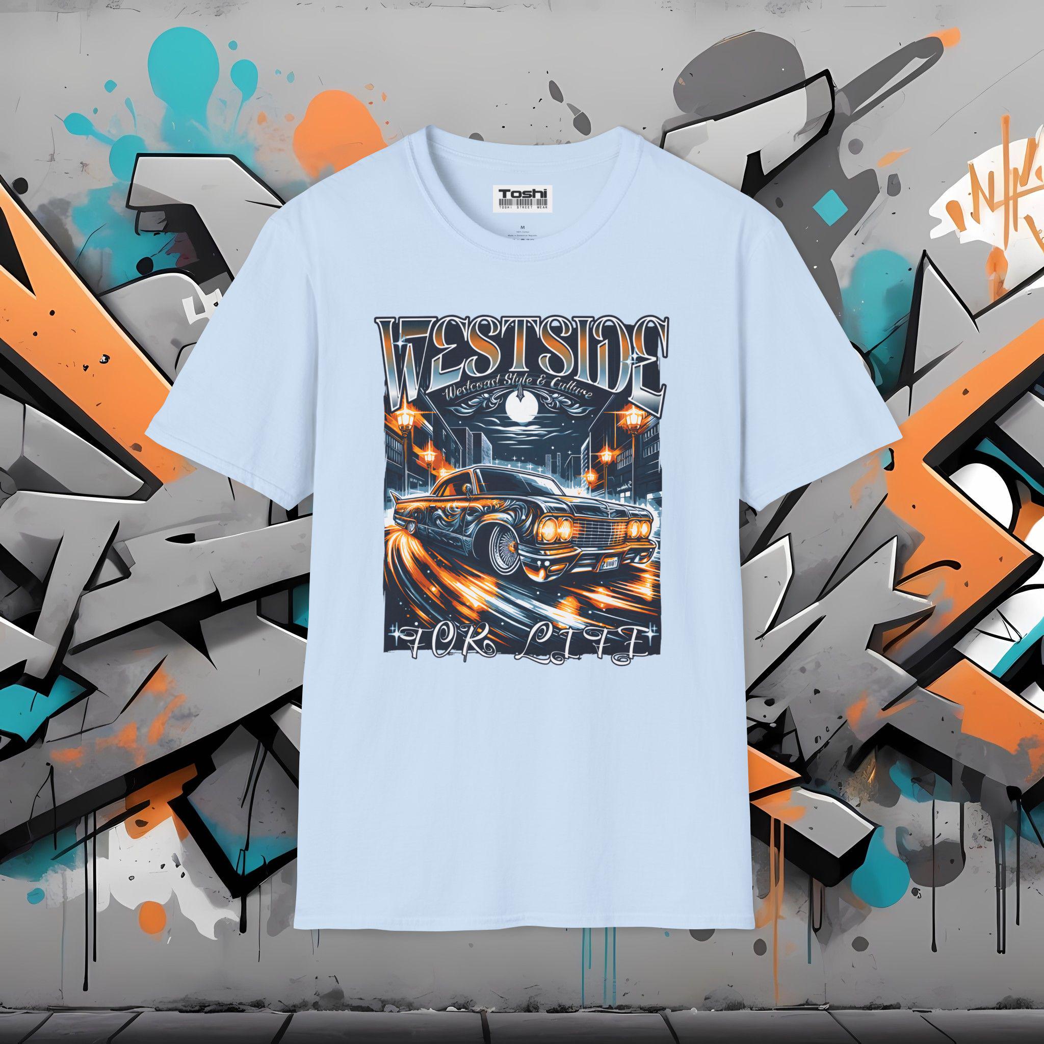 Westside for Life Lowrider Tee Gangsta Style West Coast Hip Hop Rap ...