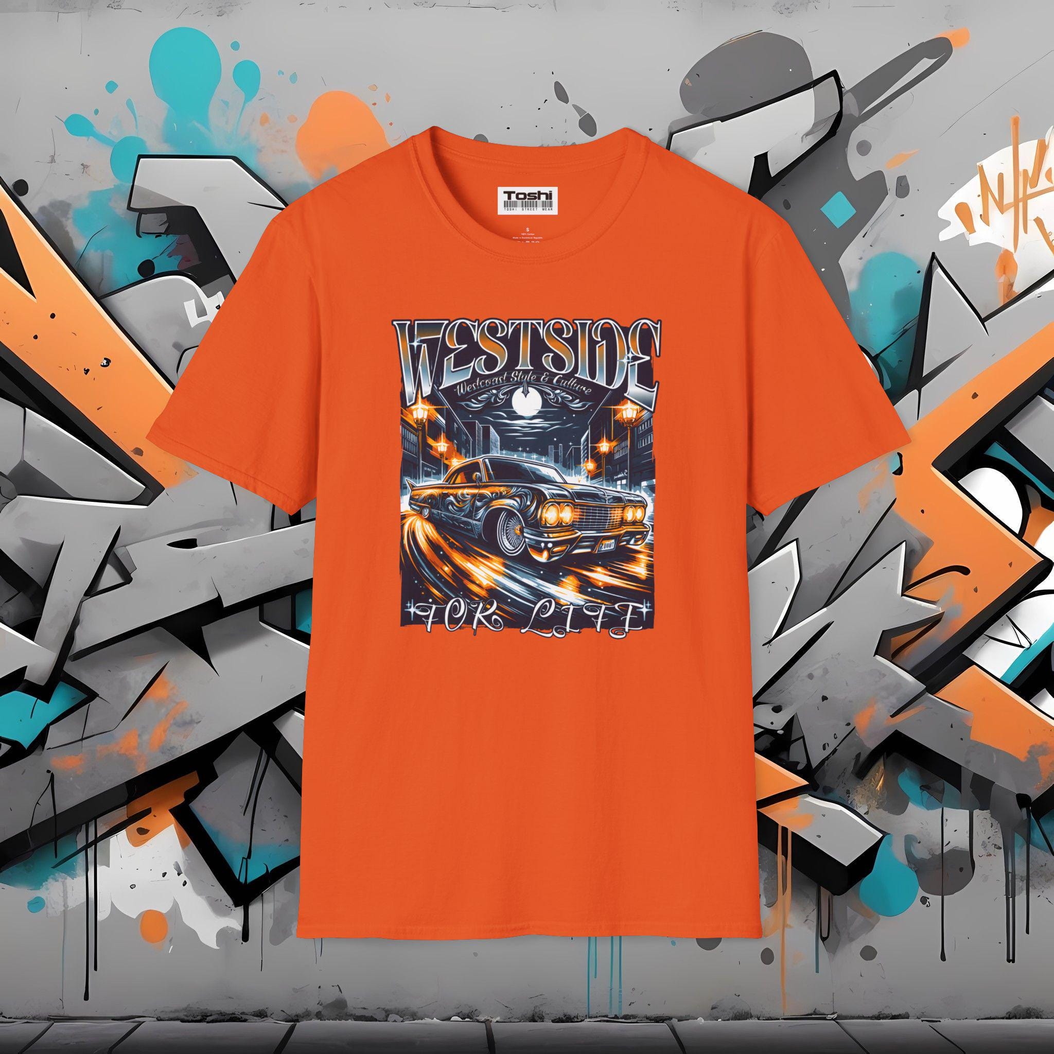 Westside for Life Lowrider Tee Gangsta Style West Coast Hip Hop Rap ...