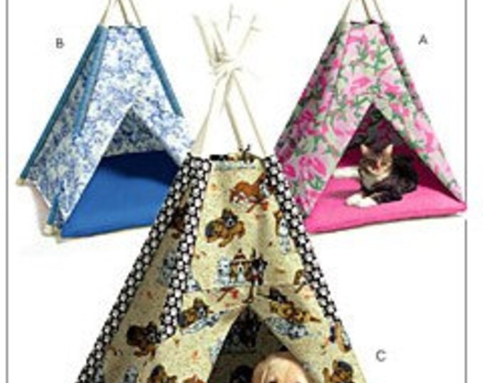 PET TEE PEE Tent Sewing Pattern Dog Cat Pets Animal Tents Teepee ...