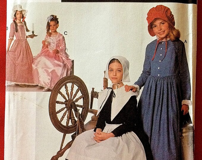 Amish DRESS APRON Bonnet Sewing Pattern Little House on the Prairie ...