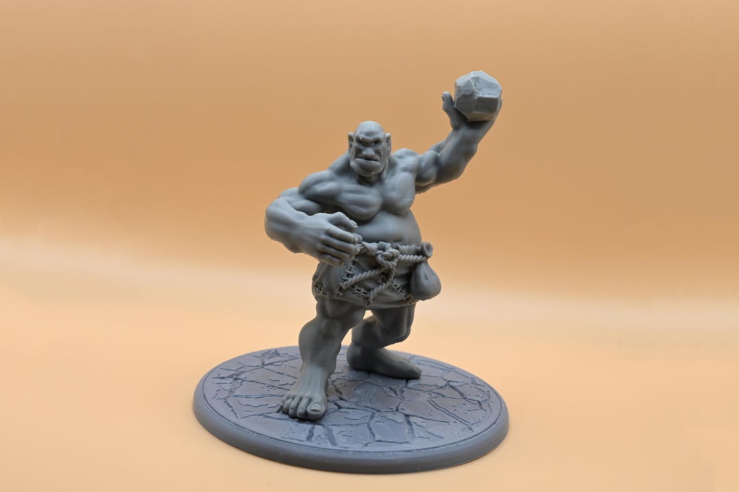 Fearsome Cyclops 3D Printed Miniature Huge D&D Monster Figure for RPG ...