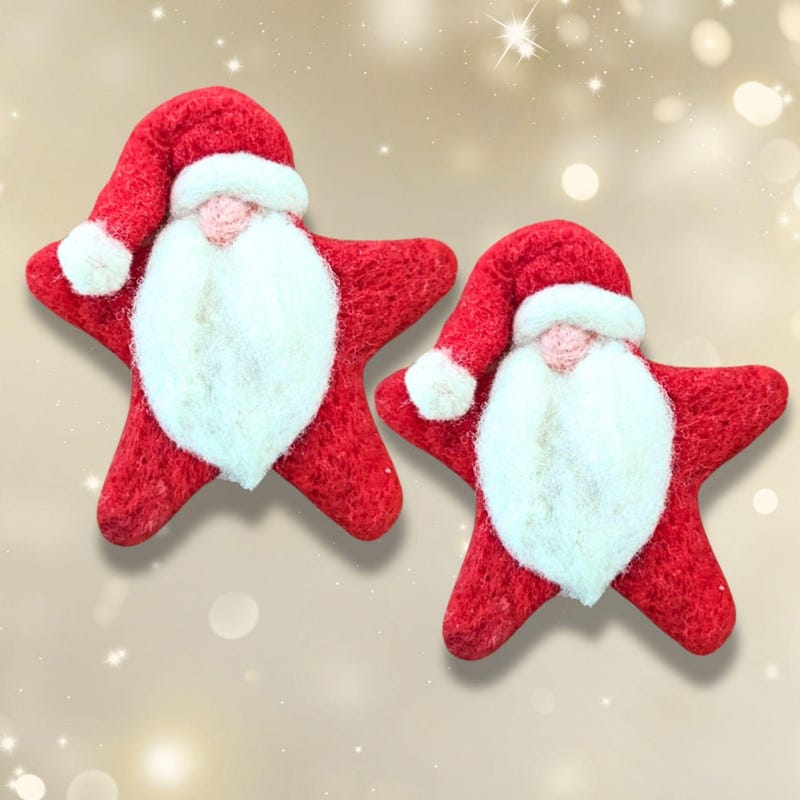 Felt Santa Claus - Etsy