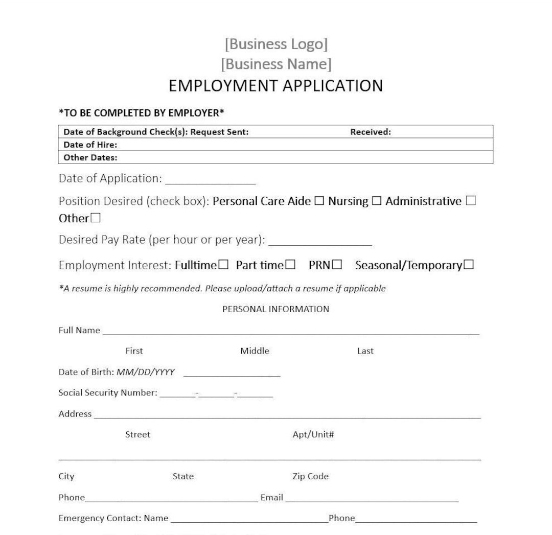 Home Care Application, Caregiver Applicants, Caregiver Employment, Non ...