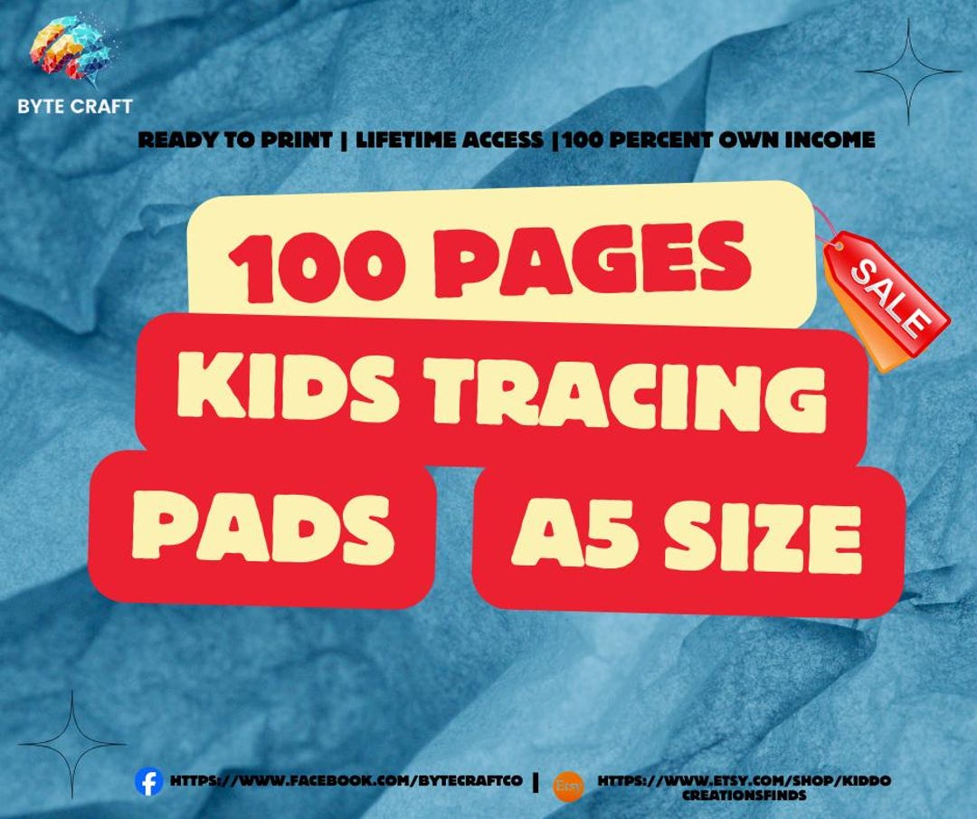 Tracing Pads, Tracing Pads for Kids, Alphabet, Numbers, Math, Busy ...