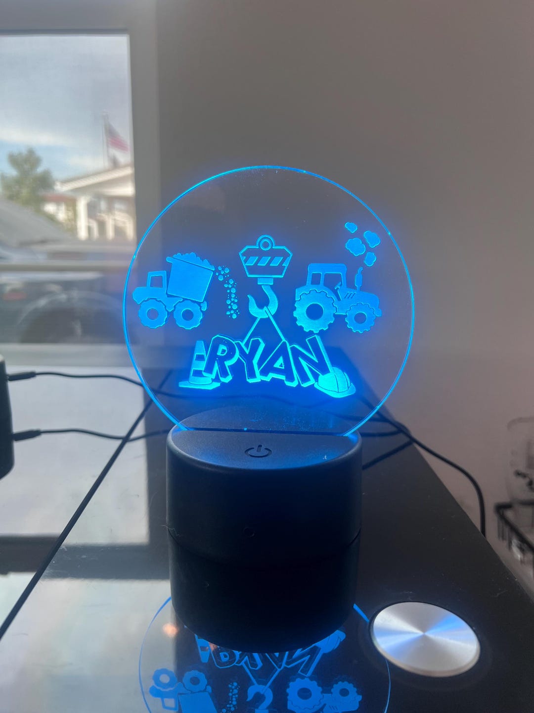 Custom Table Top Lighted Acrylic Signs and Child Night Light - Etsy