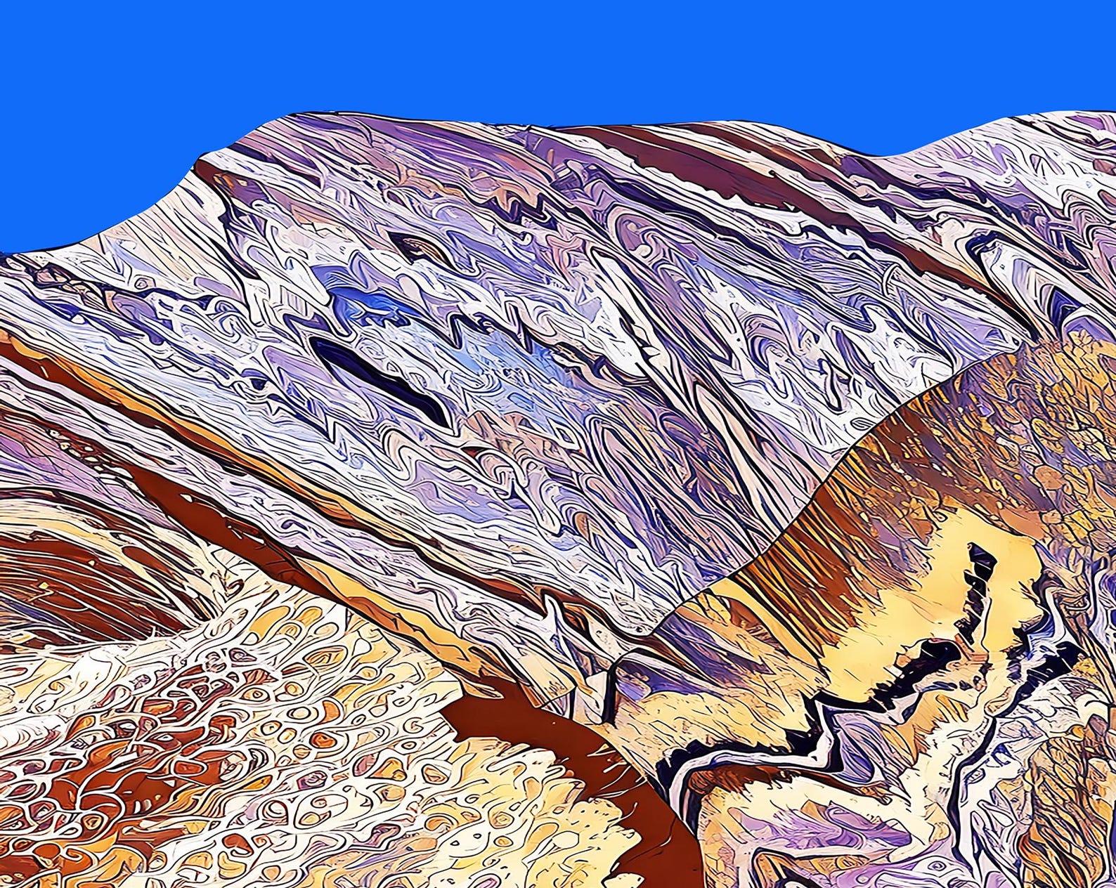 Purple Mountain Majesty Art Print - From an Original Painting by ...