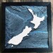 3D Printed New Zealand Topographic Map With Seafloor - Framed Wall Art ...