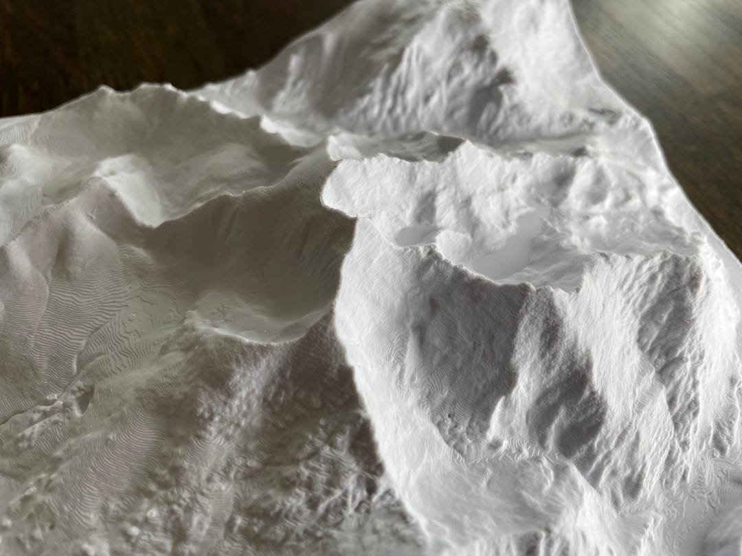 Snowdon / Yr Wyddfa 3D Printed Topographic Model | Stunning Terrain ...