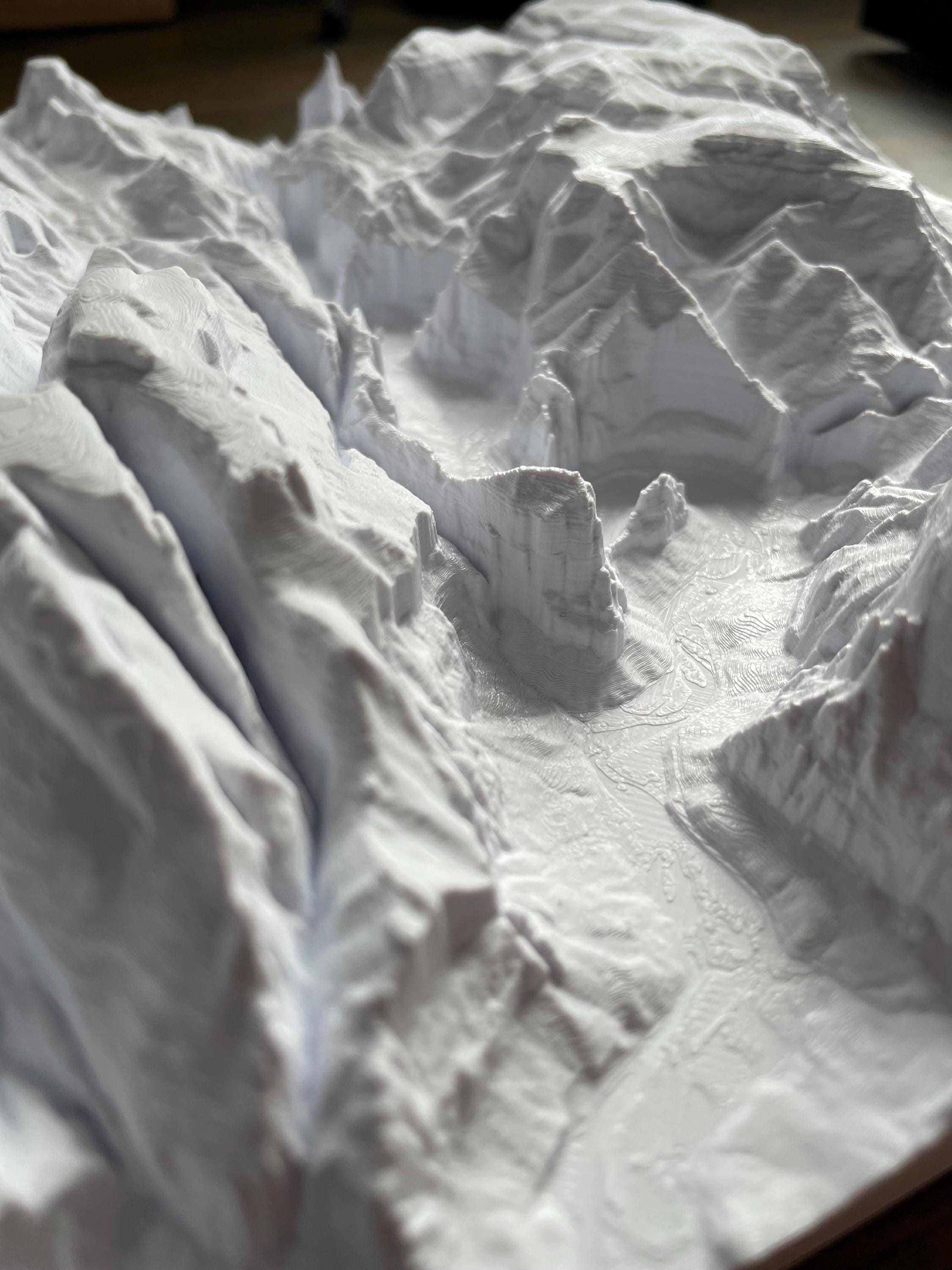 Custom 3D Printed Topographic Map – Capture Your Favourite Landscape in ...