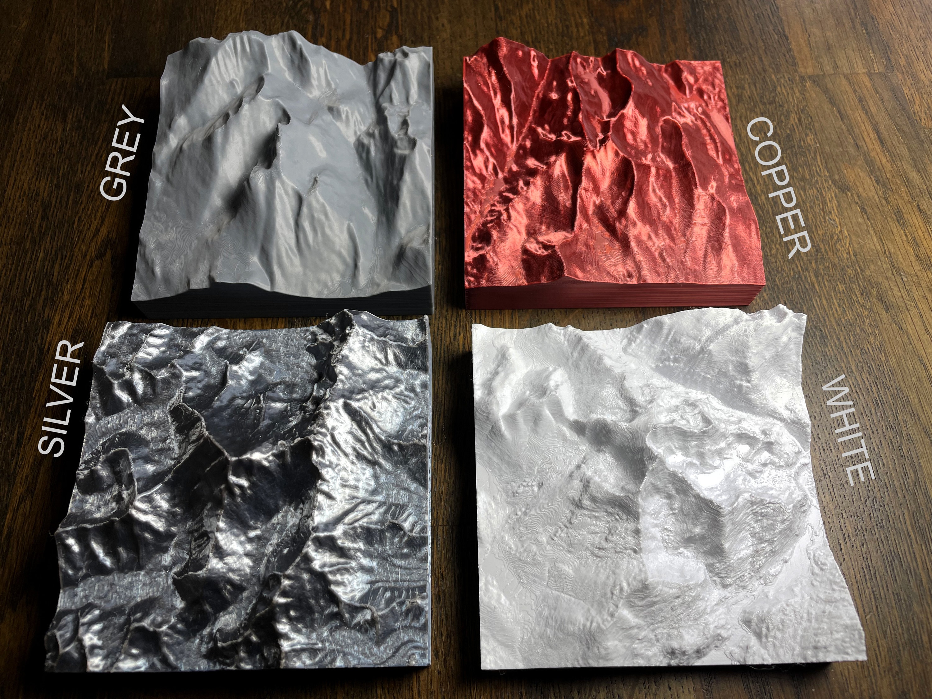 3D Printed Mount Everest Topographic Model: Mountain Home Decor - Etsy