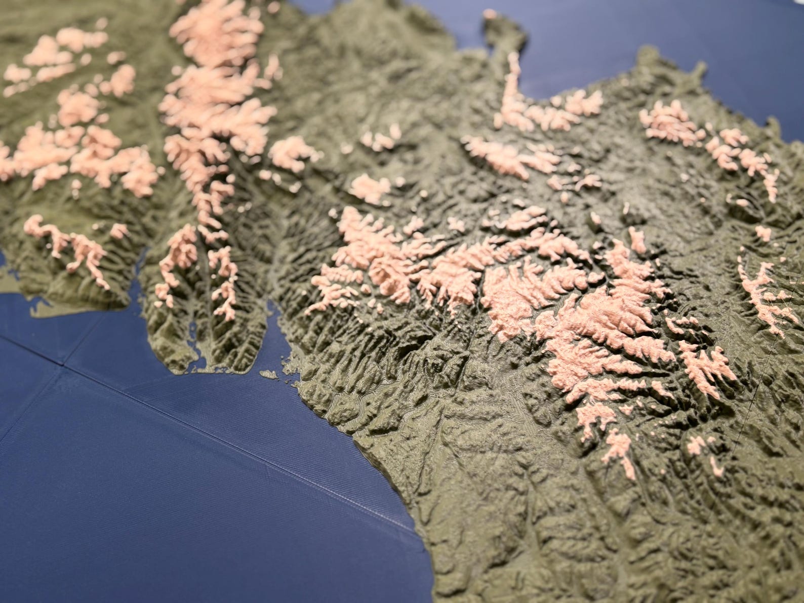 Custom 3D Printed Topographic Map – Capture Your Favourite Landscape in ...