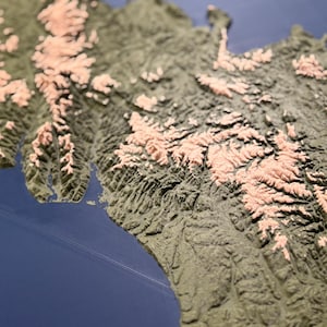 Custom 3D Printed Topographic Map – Capture Your Favourite Landscape in ...