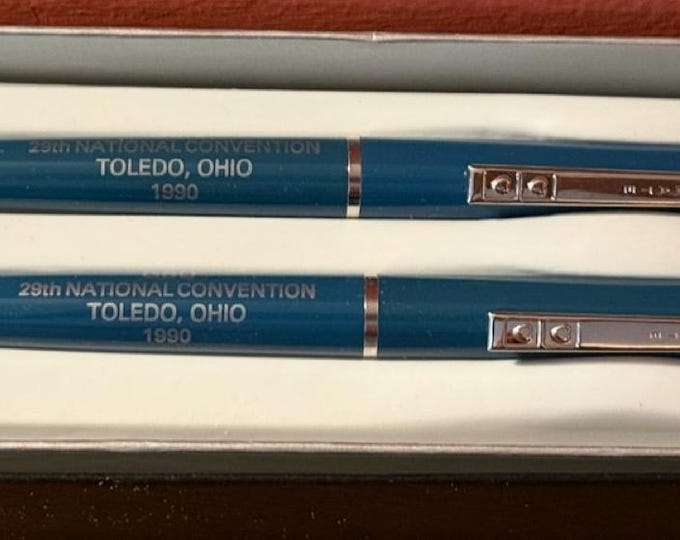 Vintage PAPER MATE Pen Mechanical Pencil Matching Set GBU 29th National ...