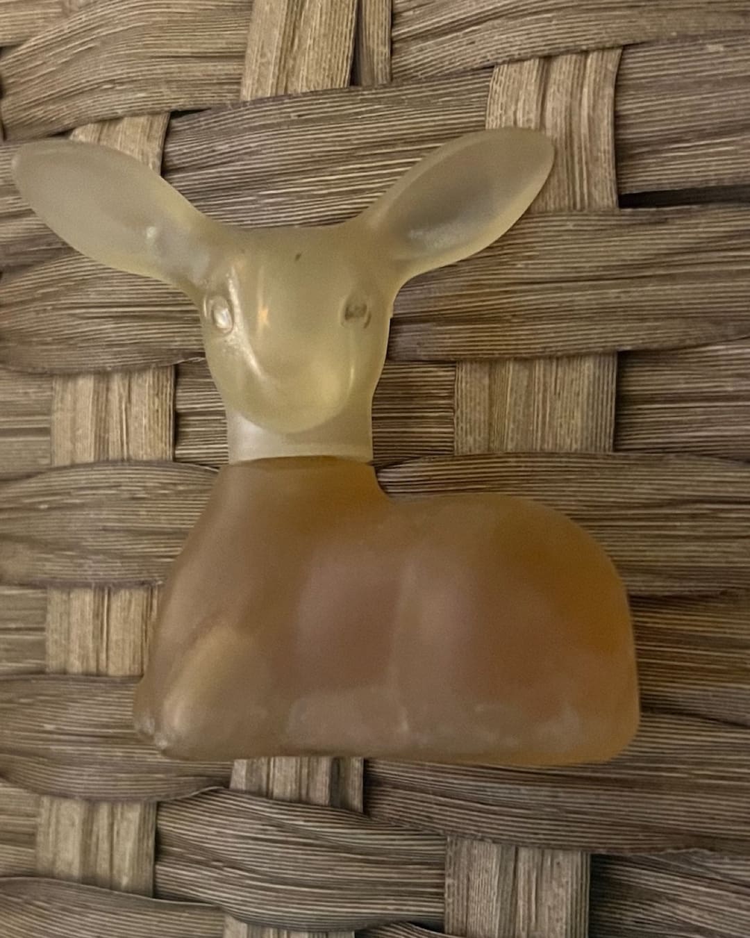 Vintage AVON DEER DECANTER Precious Doe Sweet Honesty Cologne Jewel ...
