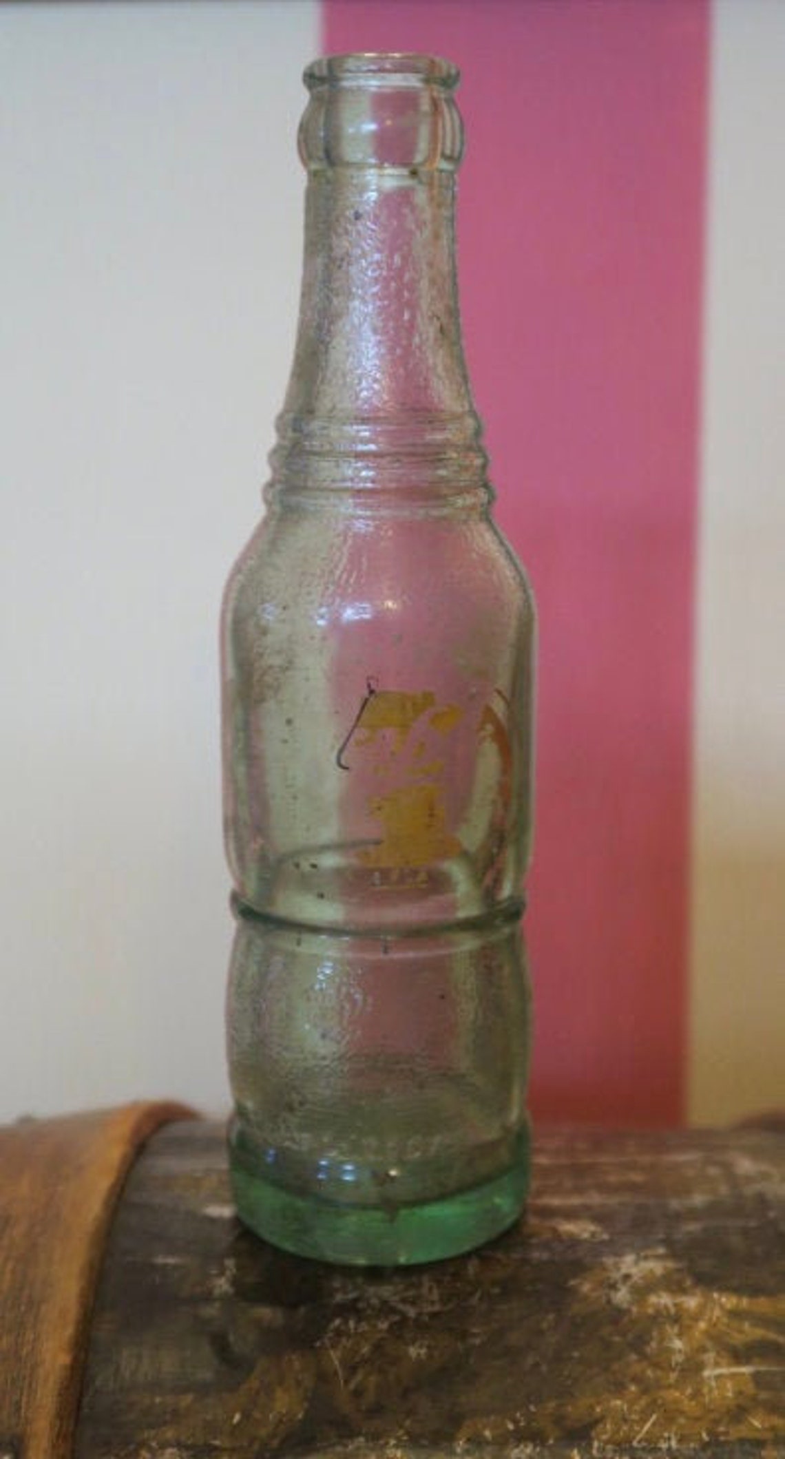 VINTAGE Soda Pop Bottle DURAGLAS logo GRAPE pyroglazing | Etsy