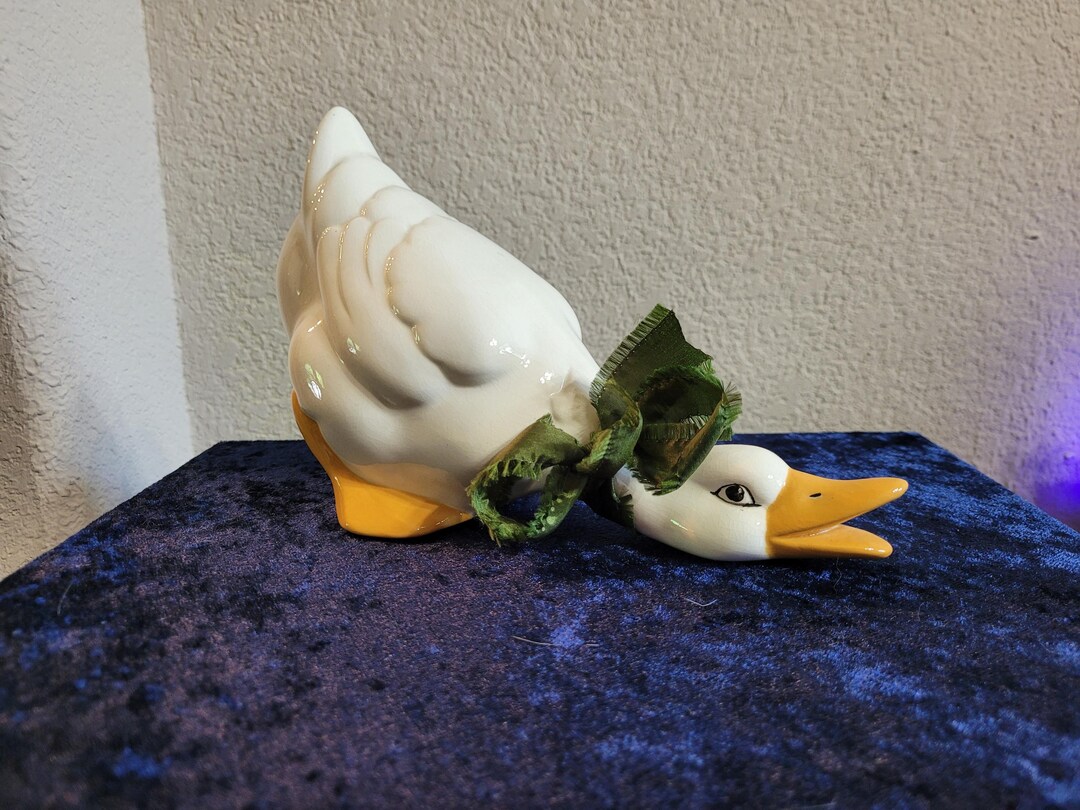 Beautiful Ceramic Mother Goose Table Decor - Etsy