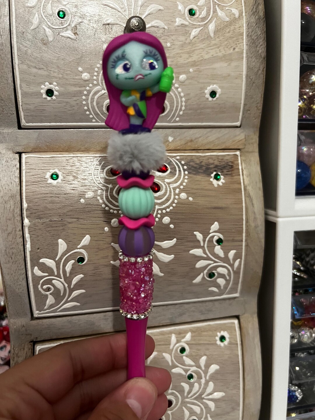 NBC Nightmare Before Christmas Custom Pens Beaded Pen Character ...