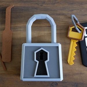 Lock and Room Key That Locks! - Roblox Doors Inspired - Etsy