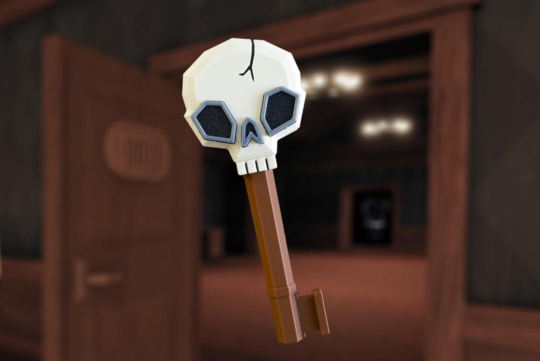 Skeleton Key - Roblox Doors Inspired - Pretend Play - Etsy