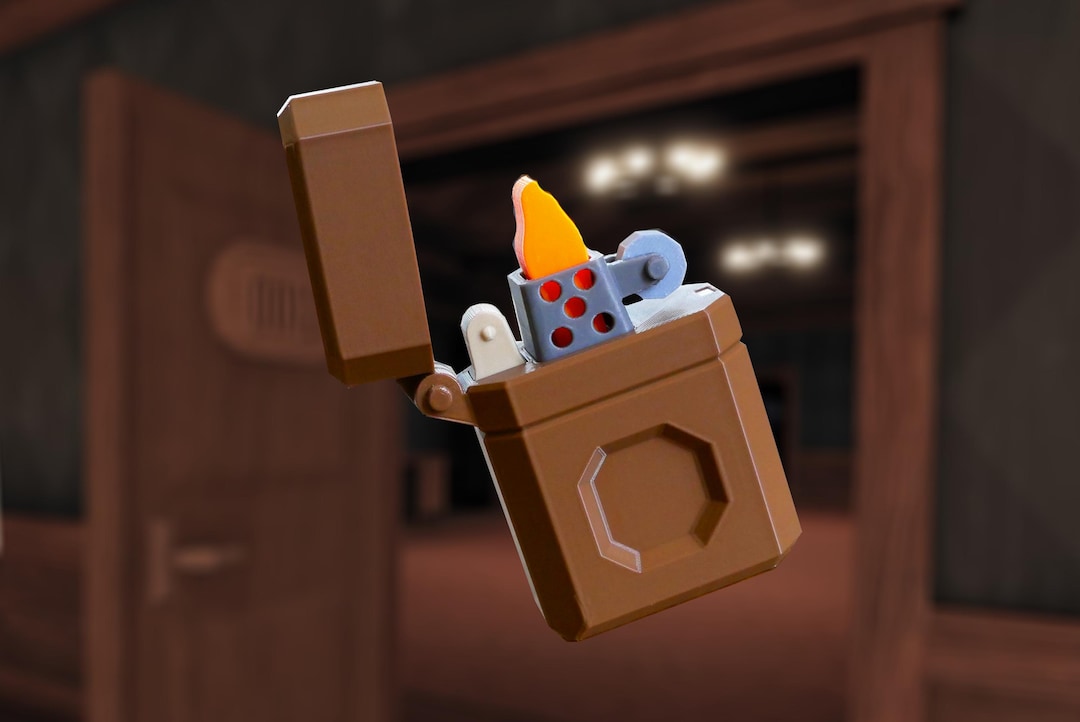 Lighter With Moving Parts - Roblox Doors Inspired - Pretend Play - Etsy