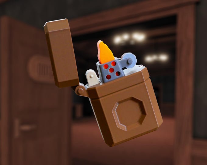 Roblox Doors Inspired Lighter Toy 3D Printed - Etsy