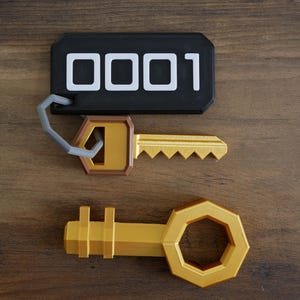 Room Key Set - Roblox Doors Inspired - Pretend Play - Etsy