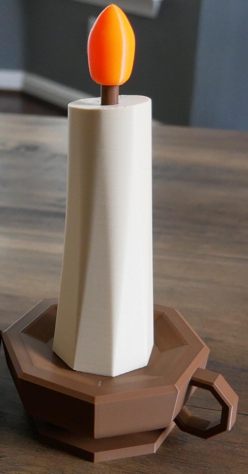 Roblox Doors Inspired Candle With LED Flickering Flame - Pretend Play ...