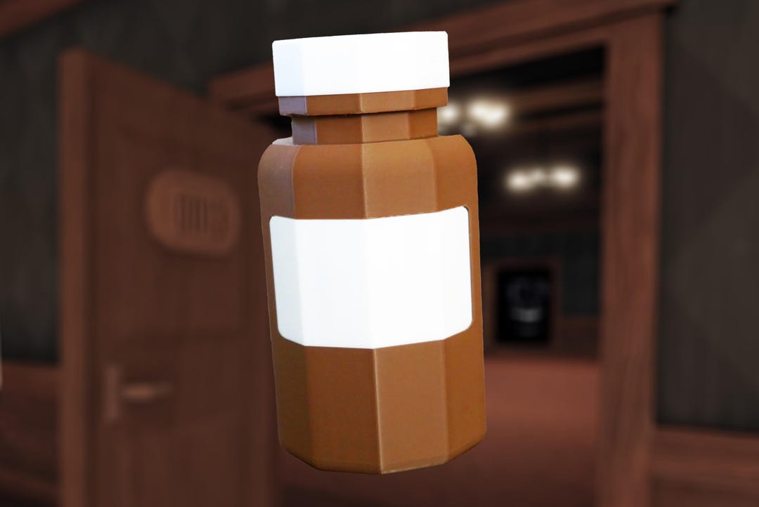 Vitamins Bottle - Roblox Doors Inspired for Pretend Play - Etsy