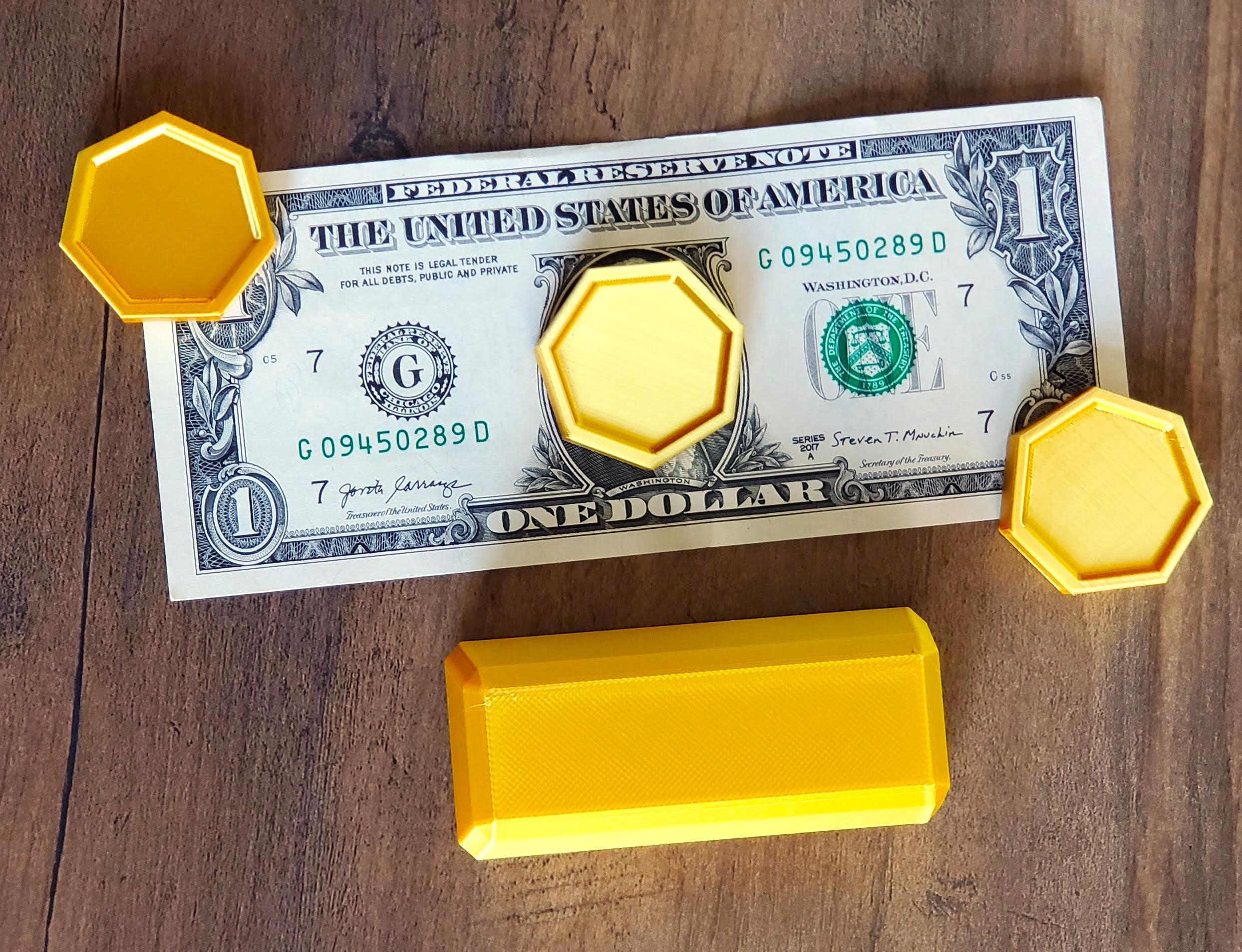 Gold Coins and Bar - Roblox Doors Inspired - Pretend Play - Etsy